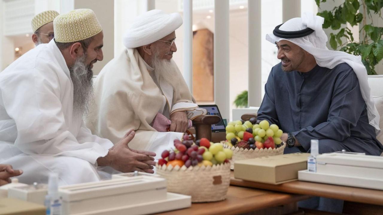 UAE President Sheikh Mohamed bin Zayed Hosts Sultan Saifuddin