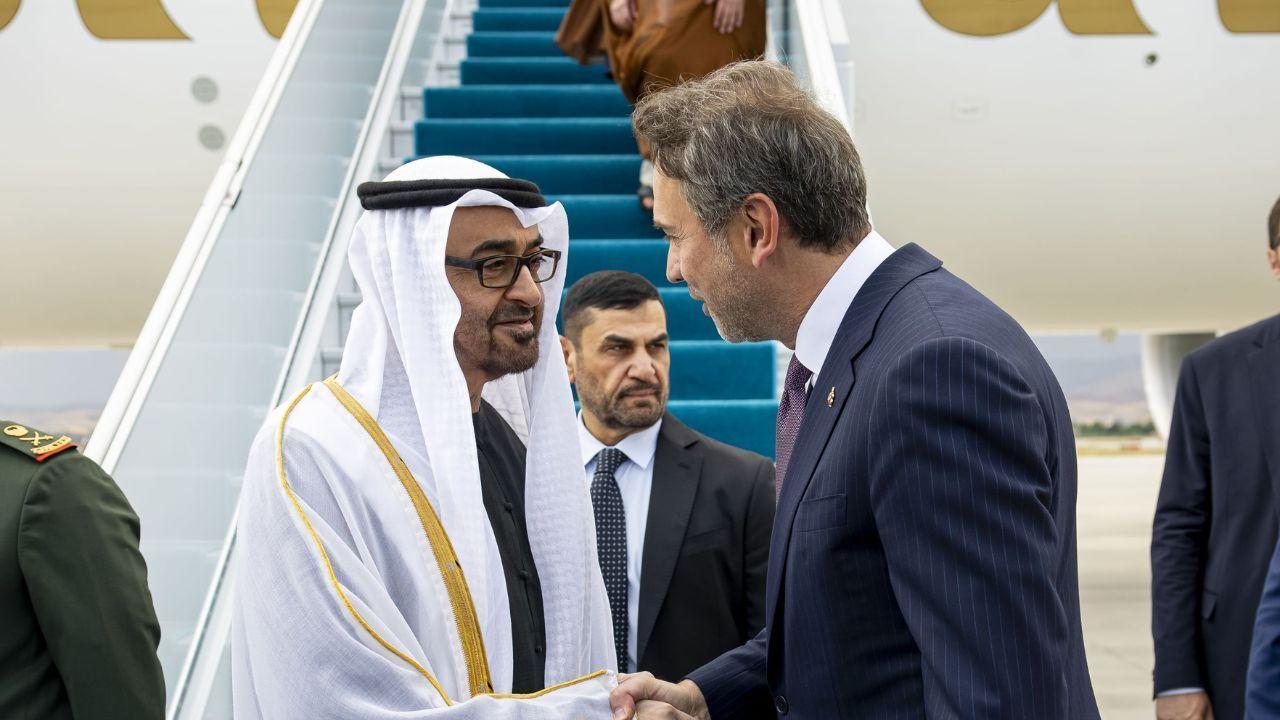 UAE President Arrives in Ankara on Key State Visit to Türkiye