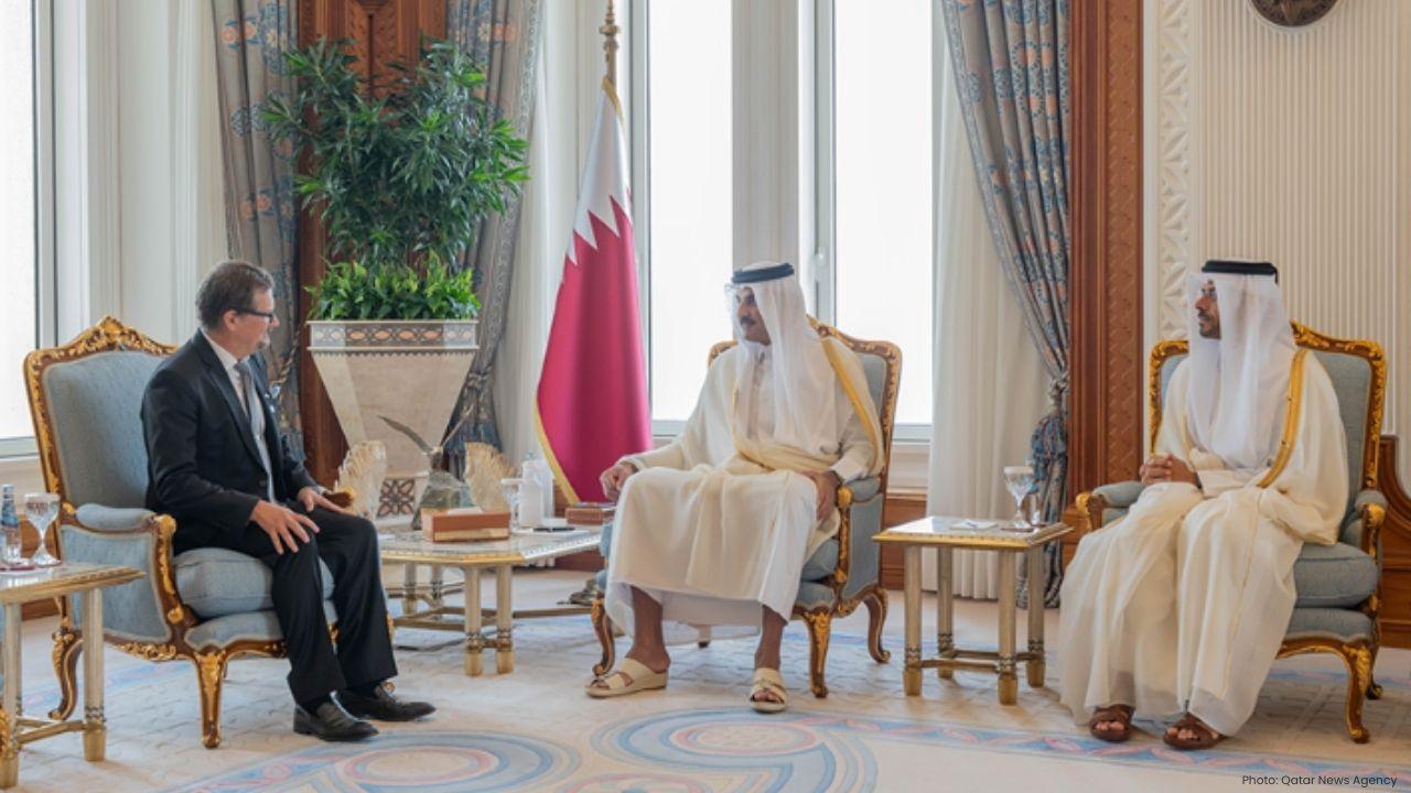 Qatar’s Amir Meets Finnish Ambassador At End Of His Tenure