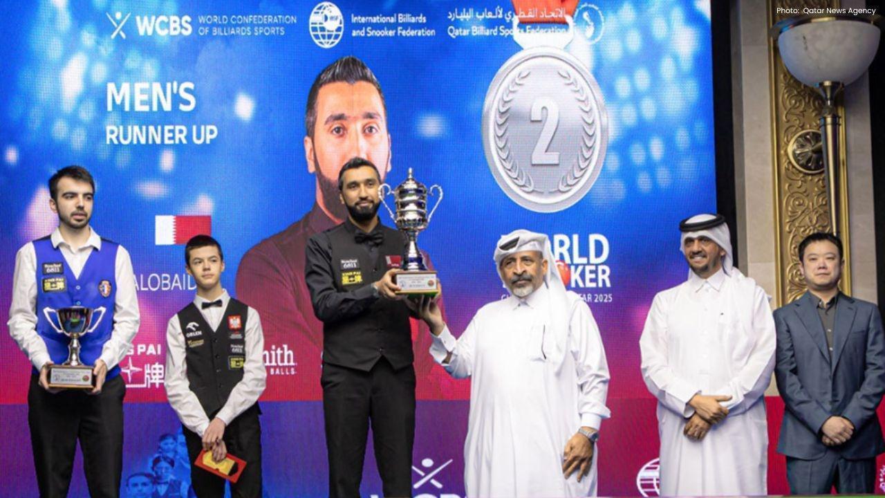 Ali Al Obaidli Takes Silver in 2025 World Snooker Championship